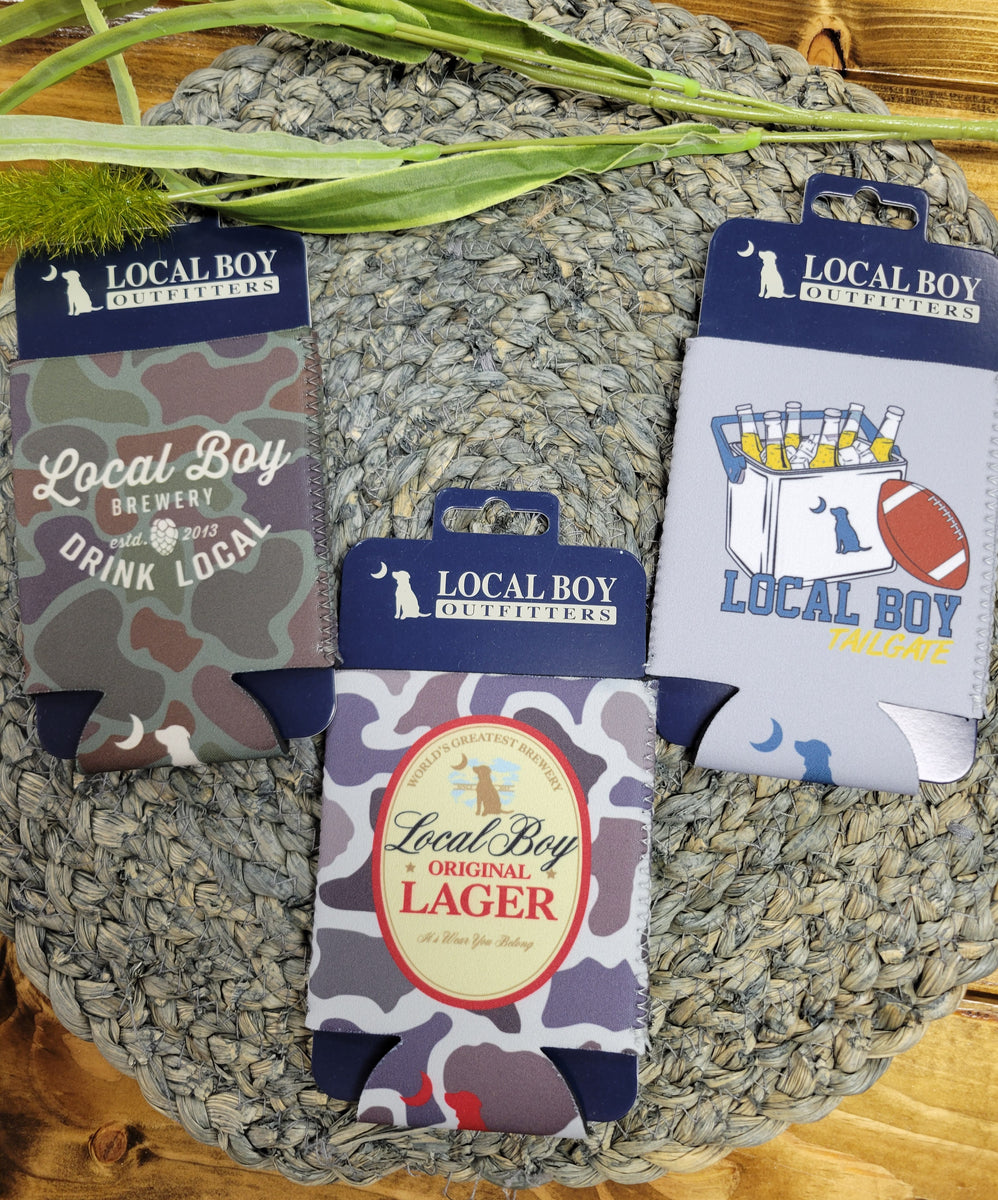Local Boy Outfitters Koozies – Glam Doll & Co.